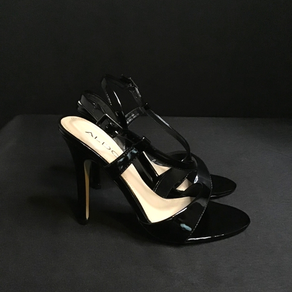 Aldo | Shoes | Black Open Toed High Heels By Aldo Size 6 | Poshmark